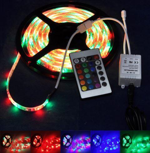 Lampu Led Strip RGB / Lampu Roll Led Strip Rgb Set Adaptor,remote,rgb ...
