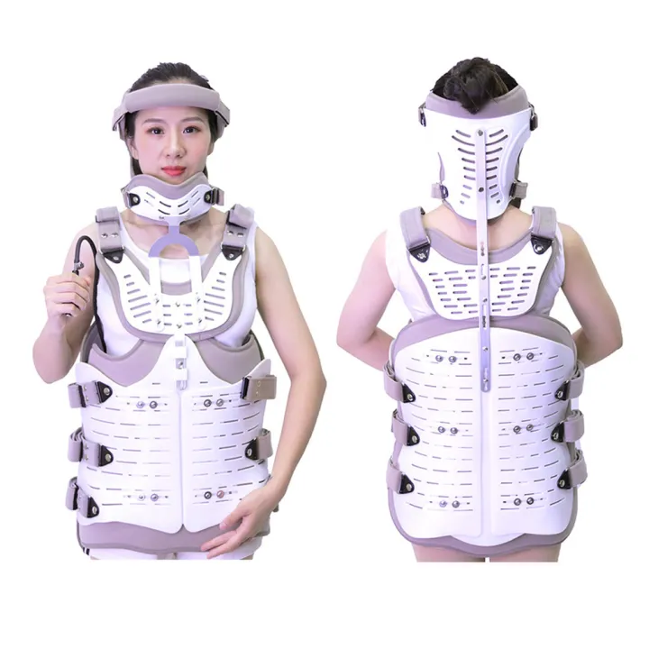 Adjustable Head Neck Thoracic Fixation Support Cervical Thoracic Lumbar ...