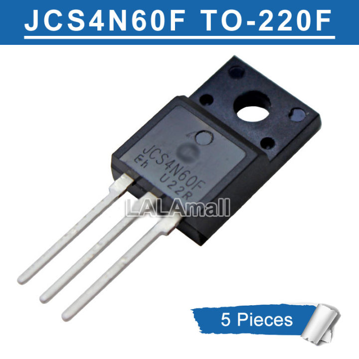 5pcs JCS4N60F TO-220F 4A/600V MOSFET Transistor Original | Lazada PH