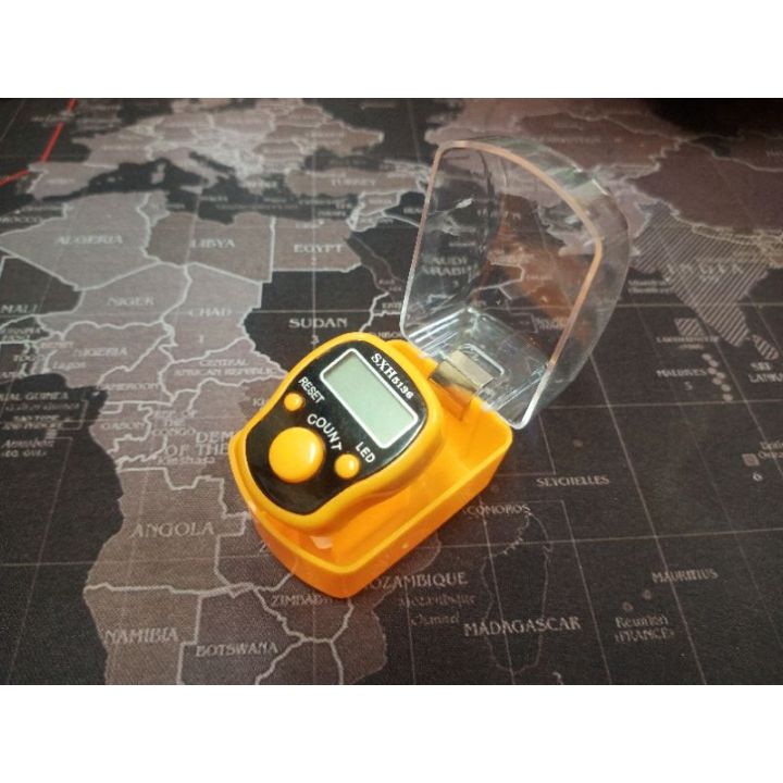 Tasbih Digital LED FINGER COUNTER WITH BOX !!! | Lazada