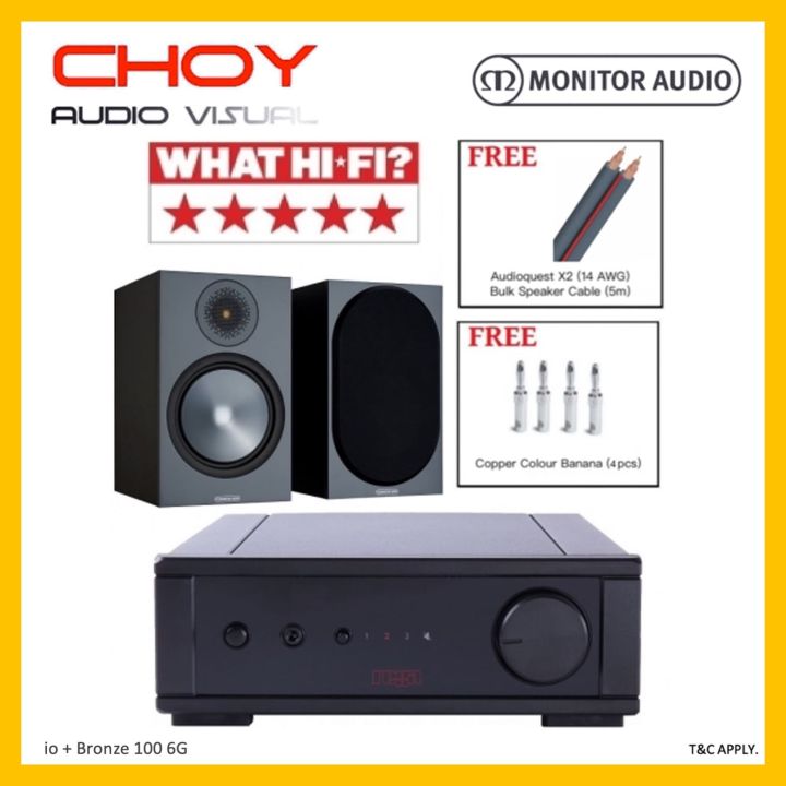 Rega io + Monitor Audio Bronze 100 6G Hi-Fi System Package | Lazada