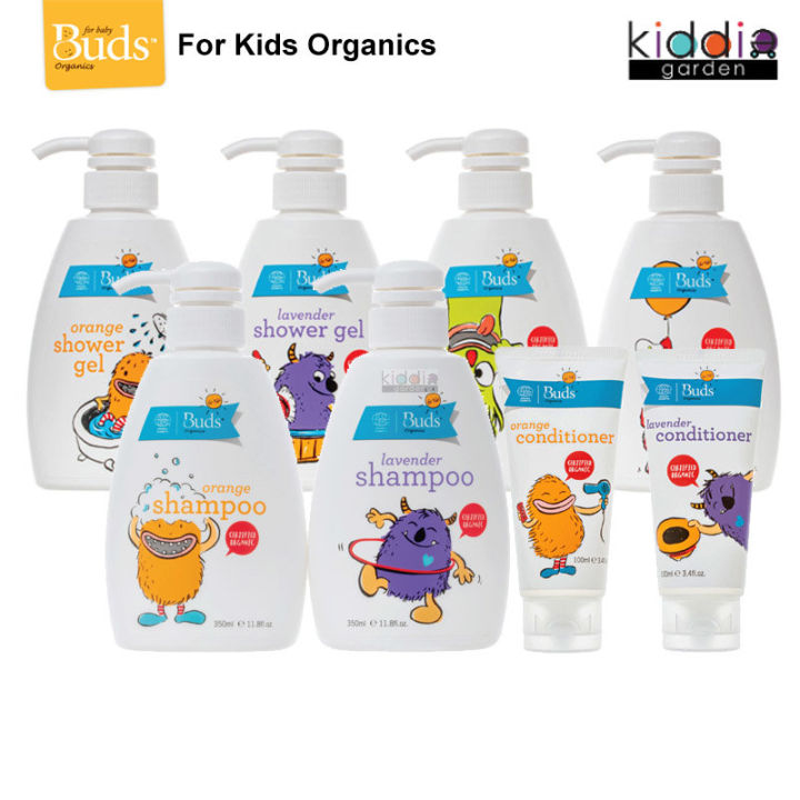 Buds For Kids Organics Series / Kids Shampoo /Kids Shower Gel / Kids ...