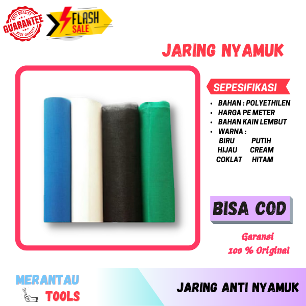 1 Meter Kawat Kain Kasa Nyamuk Mesh Nylon Nilon Strimin Jaring Anti ... 1 Meter Kawat Kain Kasa Nyamuk Mesh Nylon Nilon Strimin Jaring Anti ...