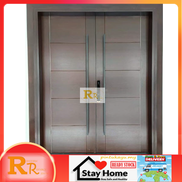 Full Solid Wooden Door / Malaysia Door / Pintu Kayu / Pintu Murah | Lazada