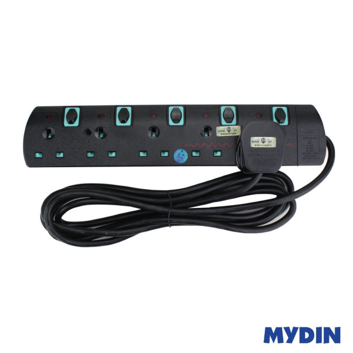 Sonic Trailing Socket Neon (5-gang x 3m) | Lazada