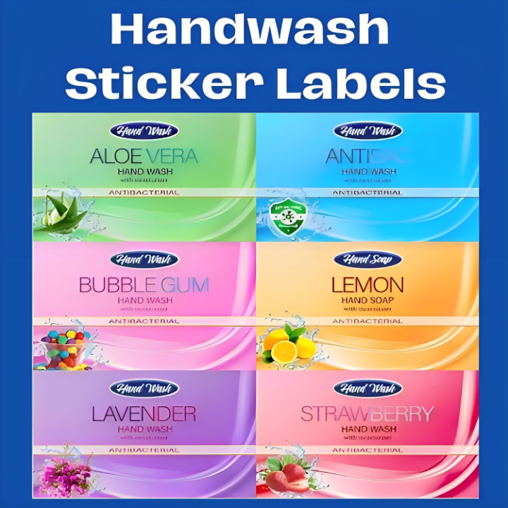 HANDWASH STICKER LABEL | PEEL & STICK | Lazada PH