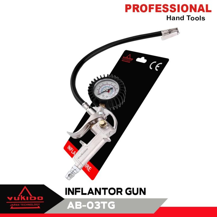 PROMO YUKIDO Alat Pengisi Angin 3 In 1 Tire Pressure Gauge Kit 200 PSI ...
