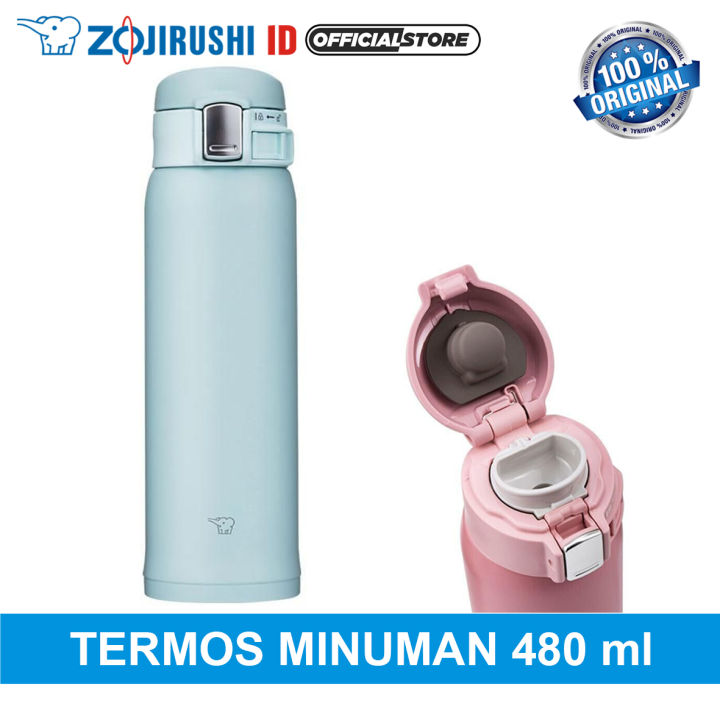 Zojirushi SM-SF48 AM Vacuum Mug Botol Minum Termos - 480mL [Mint Blue] | Lazada Indonesia