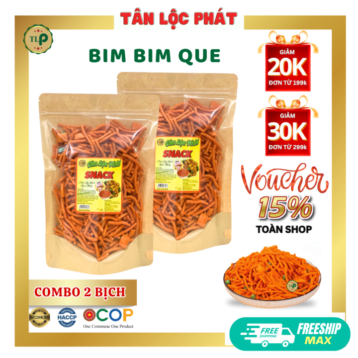 BIM BIM QUE MIX ĐẬU HÀ LAN TÂN LỘC PHÁT 500G - COMBO 2 GÓI 250G | Lazada.vn