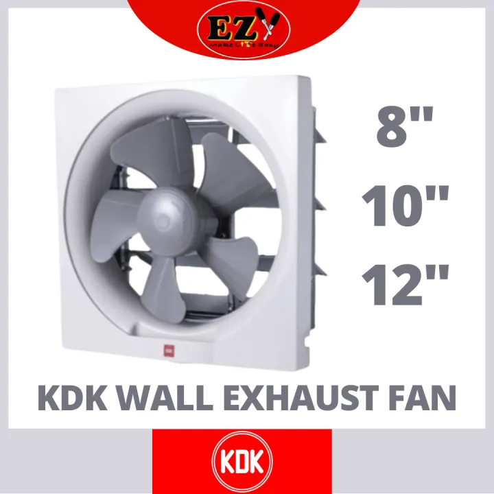 KDK EXHAUST FAN (WALL) 8INCH/10INCH/12INCH 20AQM/25AQM/30AQM ...