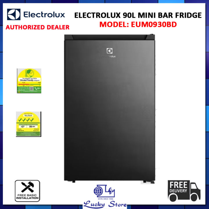 ELECTROLUX EUM0930BD 90L ULTIMATETASTE 300 BAR FRIDGE, COMPACT MINI ...