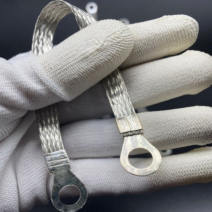 6 square Bridge Grounding Wire Jumper Copper Braided Belt Full Flat ...