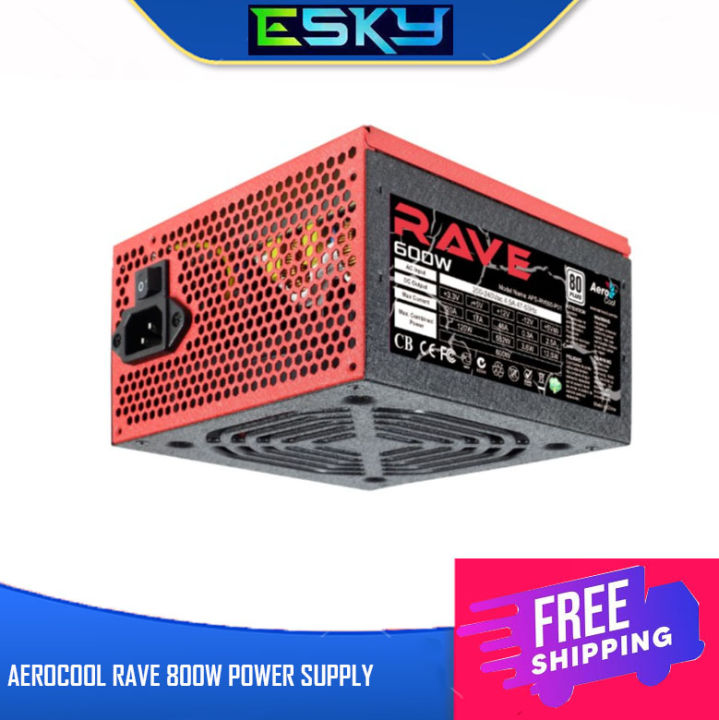 AEROCOOL RAVE 800W 80+ POWER SUPPLY | Lazada PH