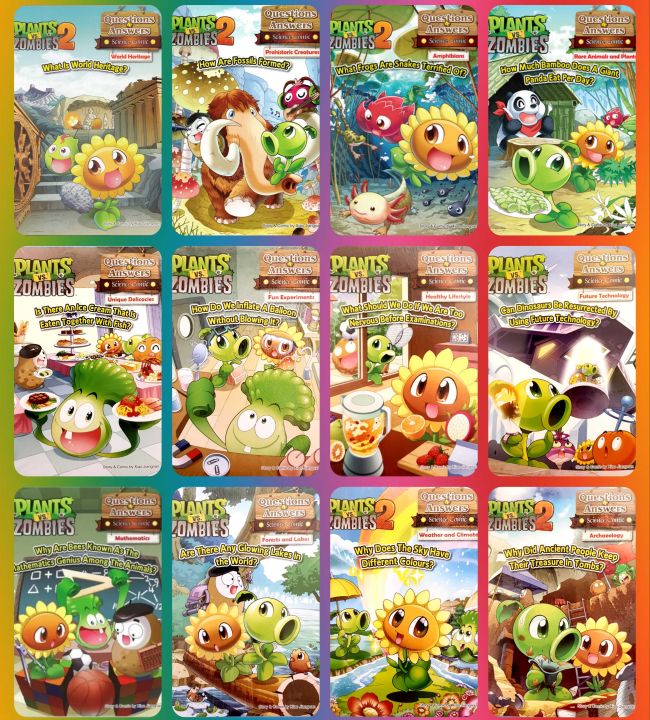 PLANTS VS ZOMBIES COMIC BOOK - QUESTIONS & ANSWERS ( ENGLISH SCIENCE ...