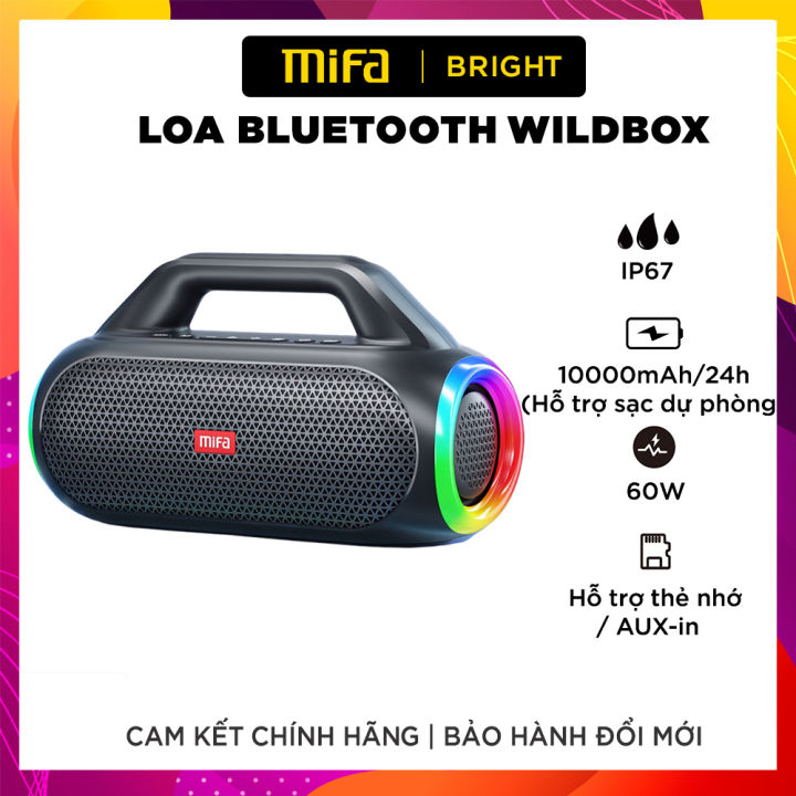 Loa Bluetooth MIFA WildBox Công Suất 60W, Bluetooth 5.3 | Lazada.vn