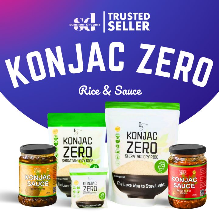 LUXE SLIM Konjac Shirataki Rice | Zero Sugar Low Calorie Gluten Free ...