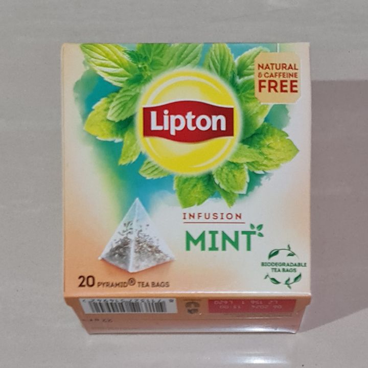 Lipton Infusion Mint Pyramid Tea Bags 20 x 1.1 Gram | Lazada Indonesia