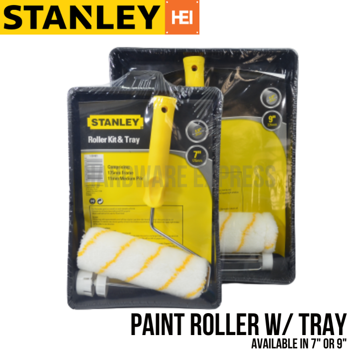 Stanley Paint Roller Complete w/ Tray 7" 29-821 / 9" 29-822 | Lazada PH