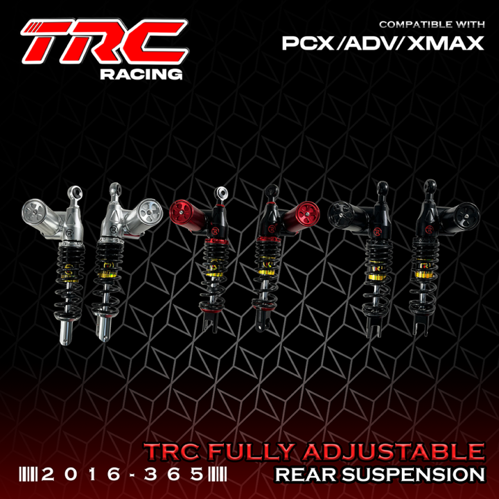 TRC AI TECH FULLY ADJUSTABLE SUSPENSION for PCX/ADV/XMAX 2016-365 ...