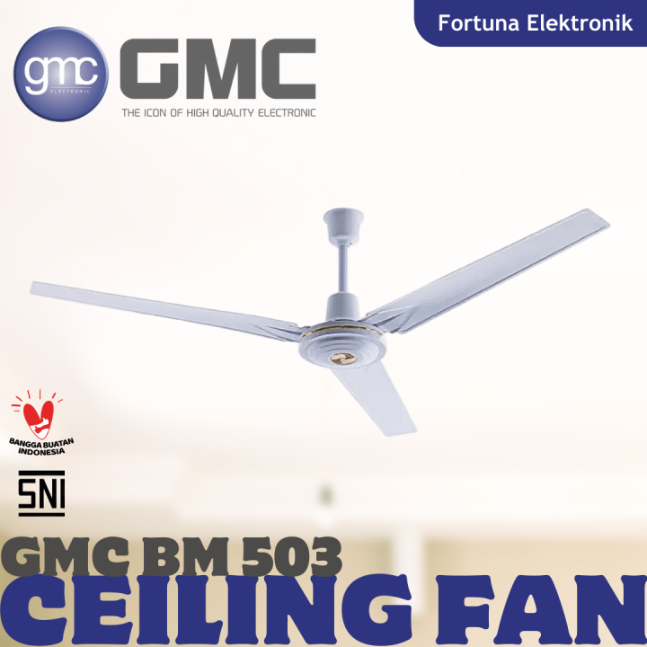 GMC Ceiling Fan 56 Inch BM 503 - Kipas Baling Baling Besi | Lazada Indonesia