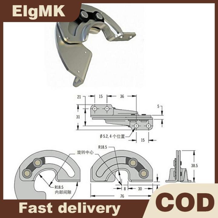 ElgMK Hidden sliding hinges 90 degree limit hinge R6 carbon steel ...