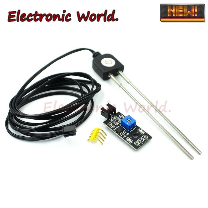 Soil Moisture Sensor and Soil Detector Module Soil Moisture Test Soil ...