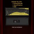 MAD68 60 HE Rapid Trigger Keyboard Snaptap SOCD MAD68R YELLOW MADLIONS ...