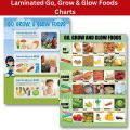 GO, GROW, GLOW FOODS CHART, Laminated Go, Grow & Glow Foods Chart for ...