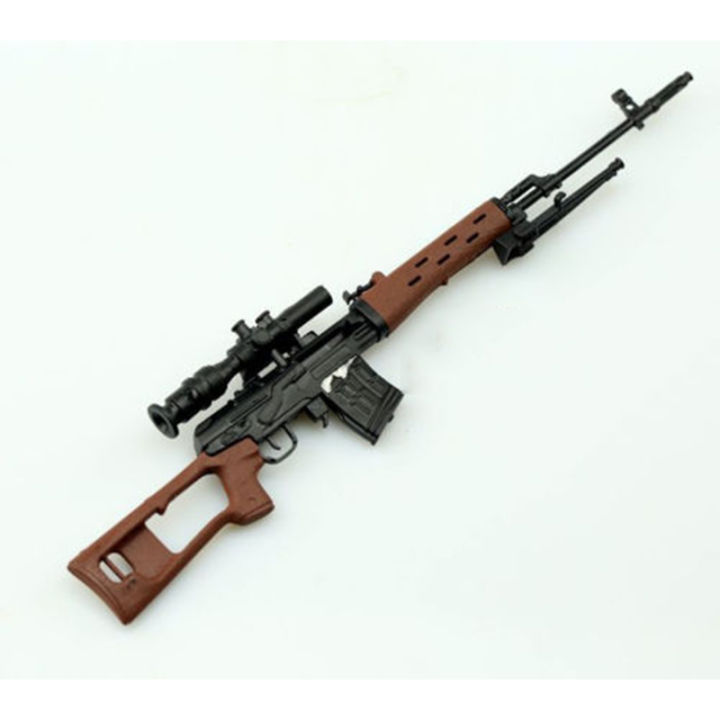 1/6 Scale SVD Toy Weapon 1:6 SVD Sniper Rifle 4D Plastic Gun | Lazada PH