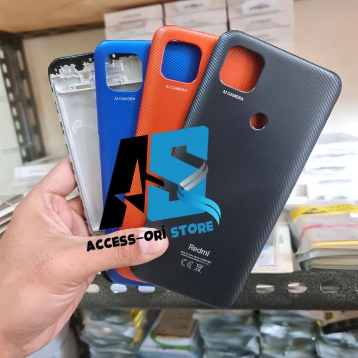 Casing Housing Fullset HP Xiaomi Redmi 9C Backdoor + Frame LCD Bekdor ...
