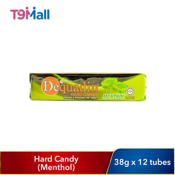 Dequadin Menthol Hard Candy Tube (38gx12's) | Lazada