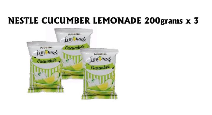 Nestle Cucumber Lemonade 140g x 3 | Lazada PH