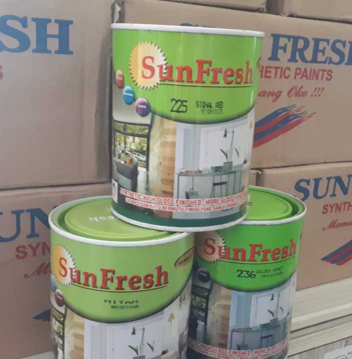 cat kayu dan besi Sunfresh 1 Liter | Lazada Indonesia