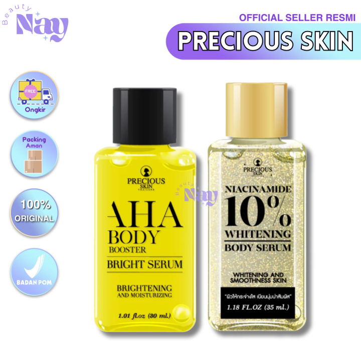 PRECIOUS SKIN BODY SERUM AHA BODY BOOSTER BRIGHT SERUM NIACINAMIDE 10% ...