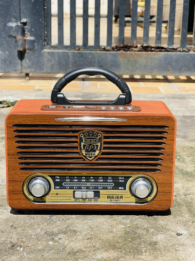 Đài FM RADIO M-115BT - Loa nghe nhạc kết hợp đài radio - Phong cách cổ ...