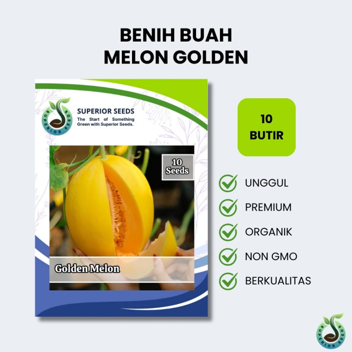 Biji Benih Melon Golden (Superior Seeds) | Lazada Indonesia
