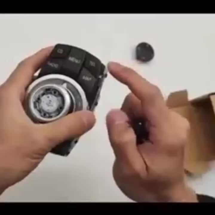 Interior Car CIC IDrive Multi Media Knob Menu Buttons Replacement For BMW E60 E61 E63 E64 E81 ...