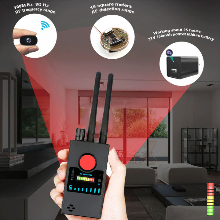 Bug Detector, Wireless Signal Pinhole Laser Lens GSM Tracking Device ...