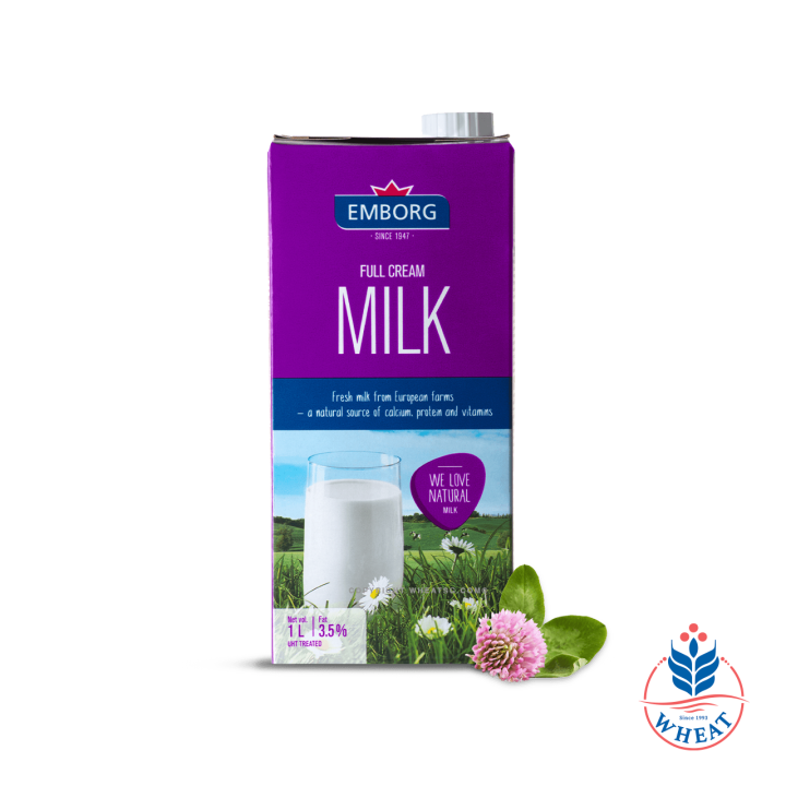 Emborg UHT Full Cream Milk 3.5% Fat 1L | Lazada Singapore