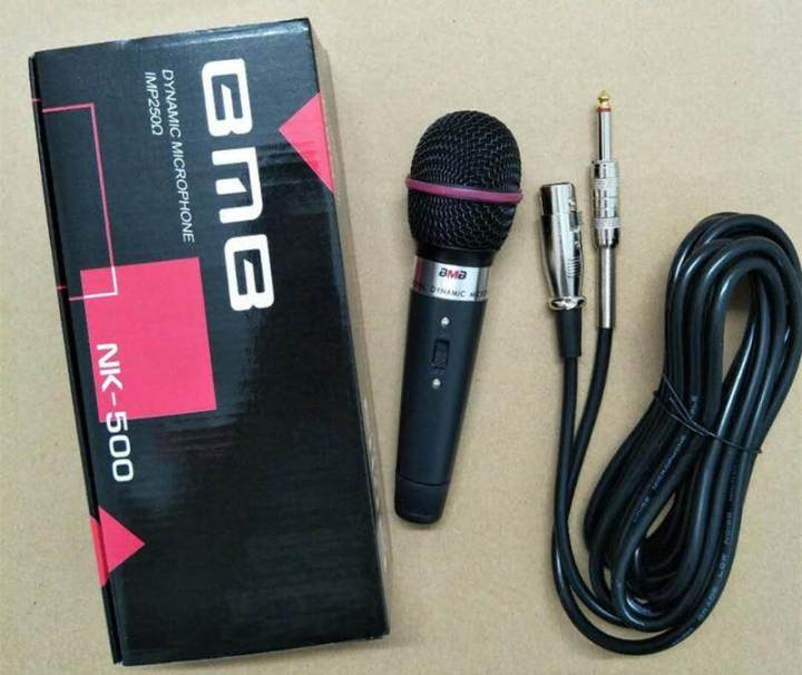 BRAND NEW BMB NK500 PROFESSIONAL DYNAMIC WIRED MICROPHONE NK 500 | Lazada PH