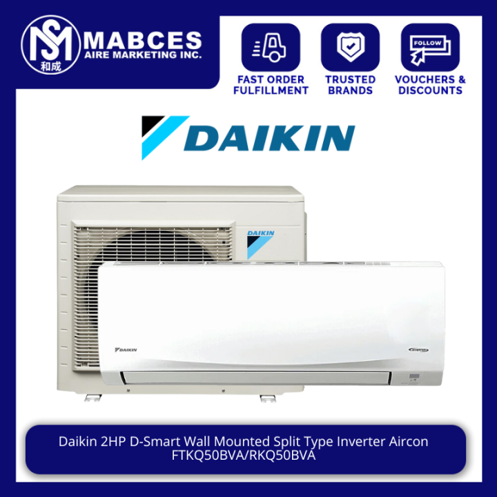 Daikin D-Smart Series Inverter Split Type Air Conditioner | Energy ...
