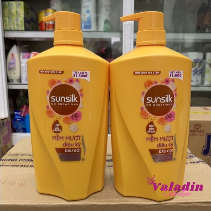 Dầu gội đầu SUNSILK [HCM] Mềm Mượt Diệu Kỳ Chai dầu gội 320g /170g/ 650g/900g/1.4L | Lazada.vn