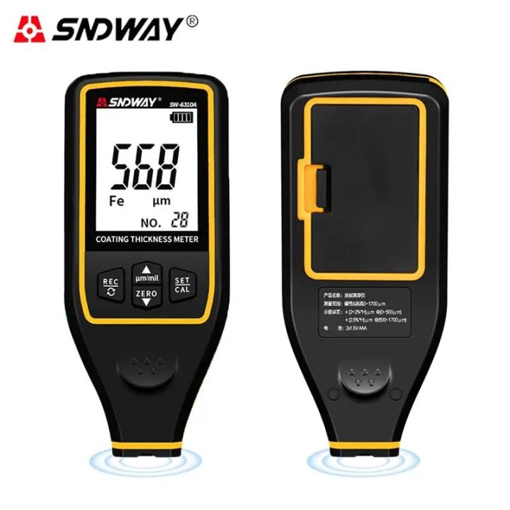 attest lec SNDWAY Digital Paint Coating Thickness Gauge Car Detector ...