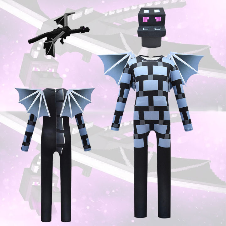Halloween minecraft Game cos Clothing cosplay Stage Performance Costume ...