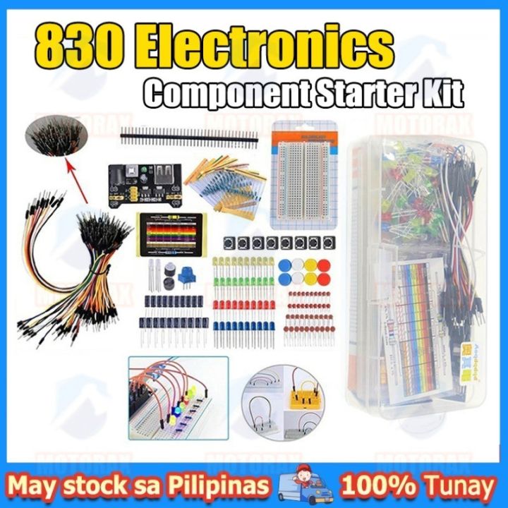 🇵🇭 830 Breadboard Set Tie-points Breadboard Set Electronic Component ...