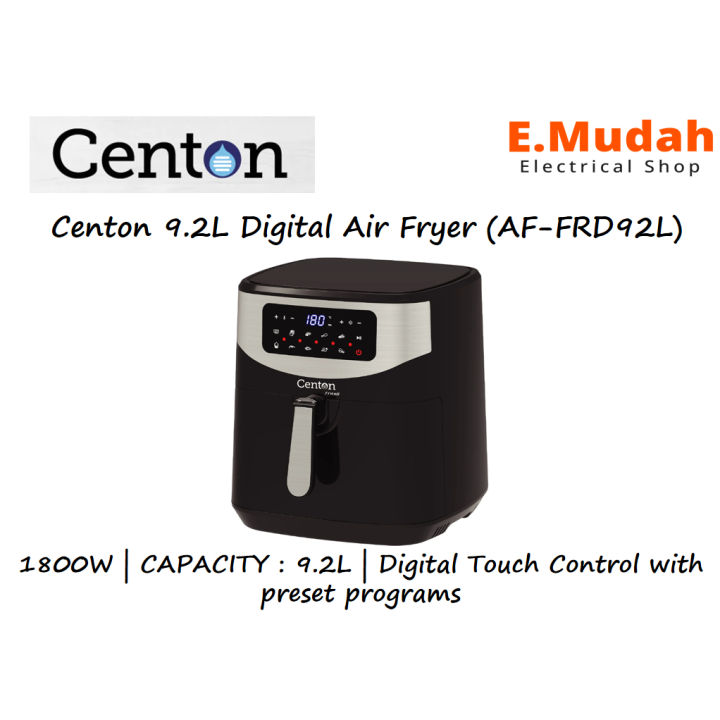 Centon 9.2L Digital Air Fryer (AF-FRD92L) | Lazada