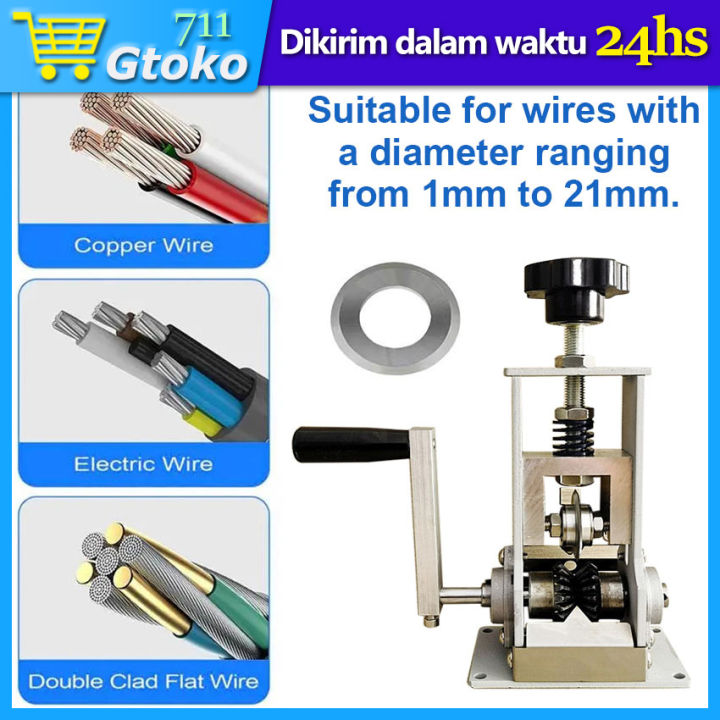 Alat Pengupas Kabel Bor Listrik Manual Dual Purpose / Kupas Kabel ...