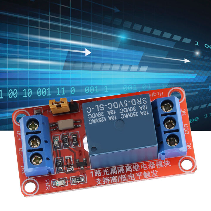 Relay Module with Optocoupler 1 Channel High&Low Level Trigger Relay ...