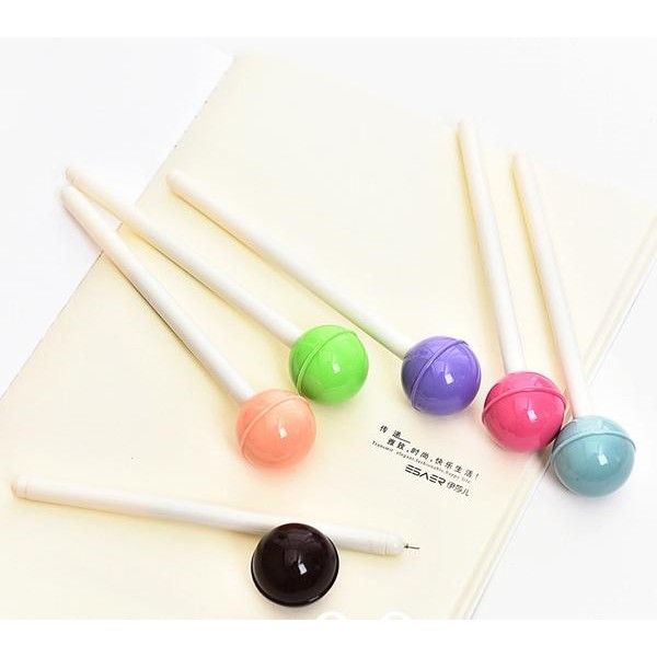 LP201 Pena lollipop Ballpoint Bolpoin Pulpen Permen ATK Lucu Unik Alat ...