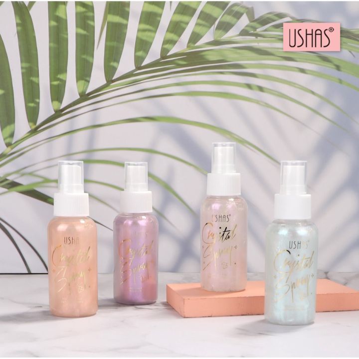 USHAS New Glow Diamond Shimmer Primer Body Face Spray Body Glitter ... USHAS New Glow Diamond Shimmer Primer Body Face Spray Body Glitter ...